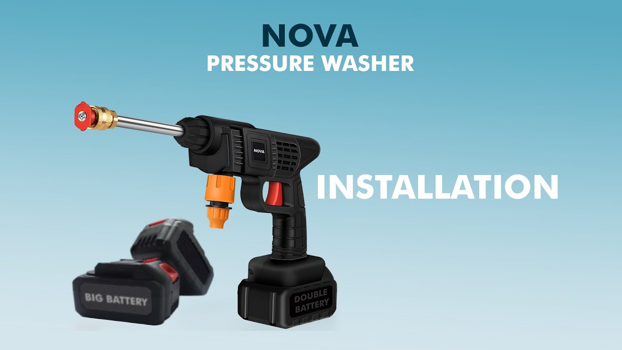 NOVA PRESSURE WASHER INSTALLATION - YouTube