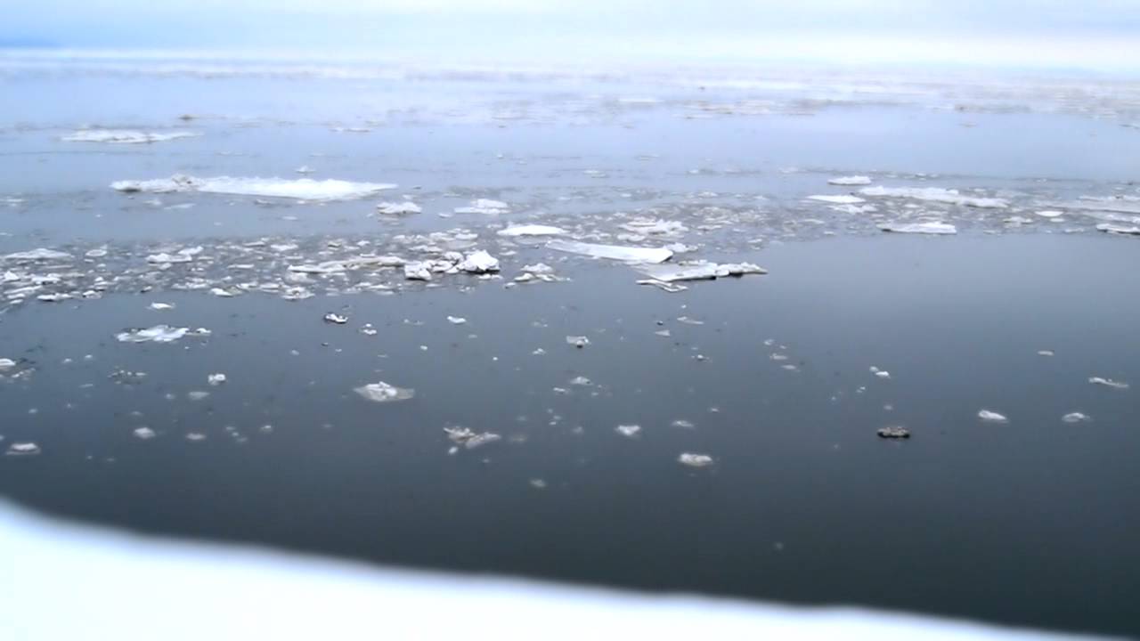 Time-lapse video of ice-flow in the Saint Lawrence River - YouTube