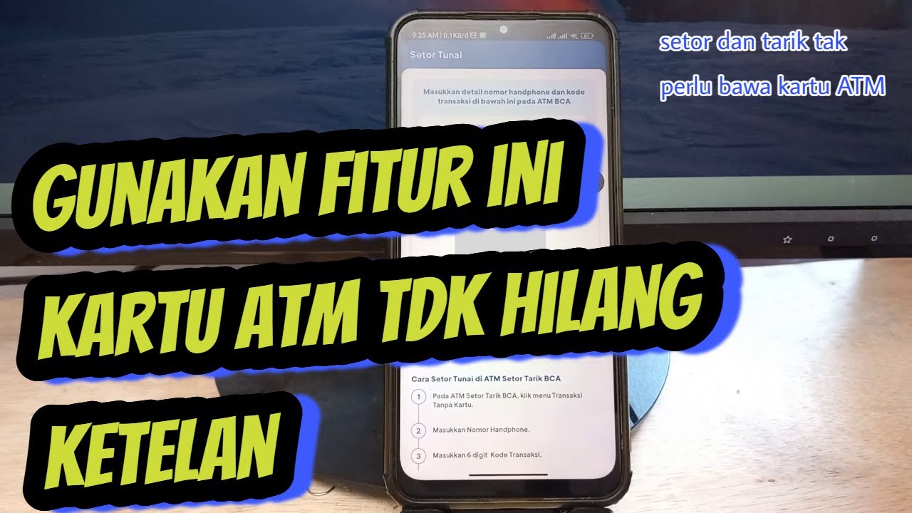Cara Menggunakan Cardless BCA | Tarik Dan Setor Tunai Di Mesin Atm BCA ...