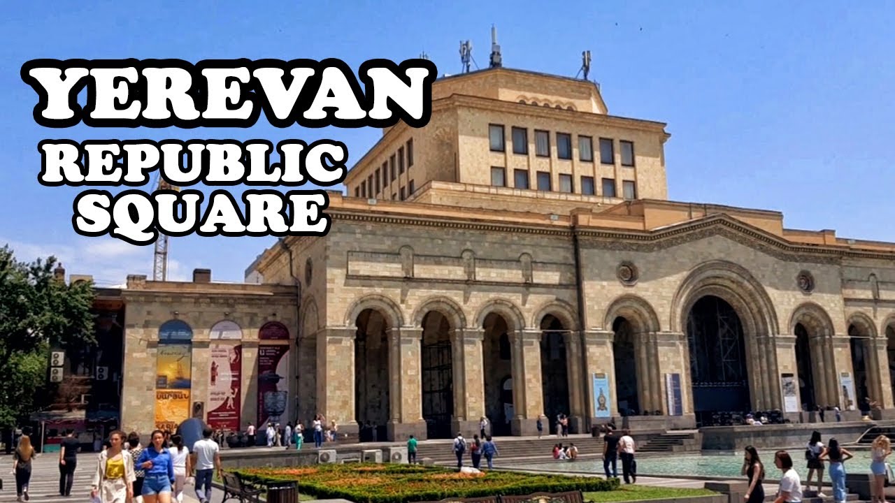 Yerevan Walking tour , Republic Square , Opera ,North Avenue - YouTube