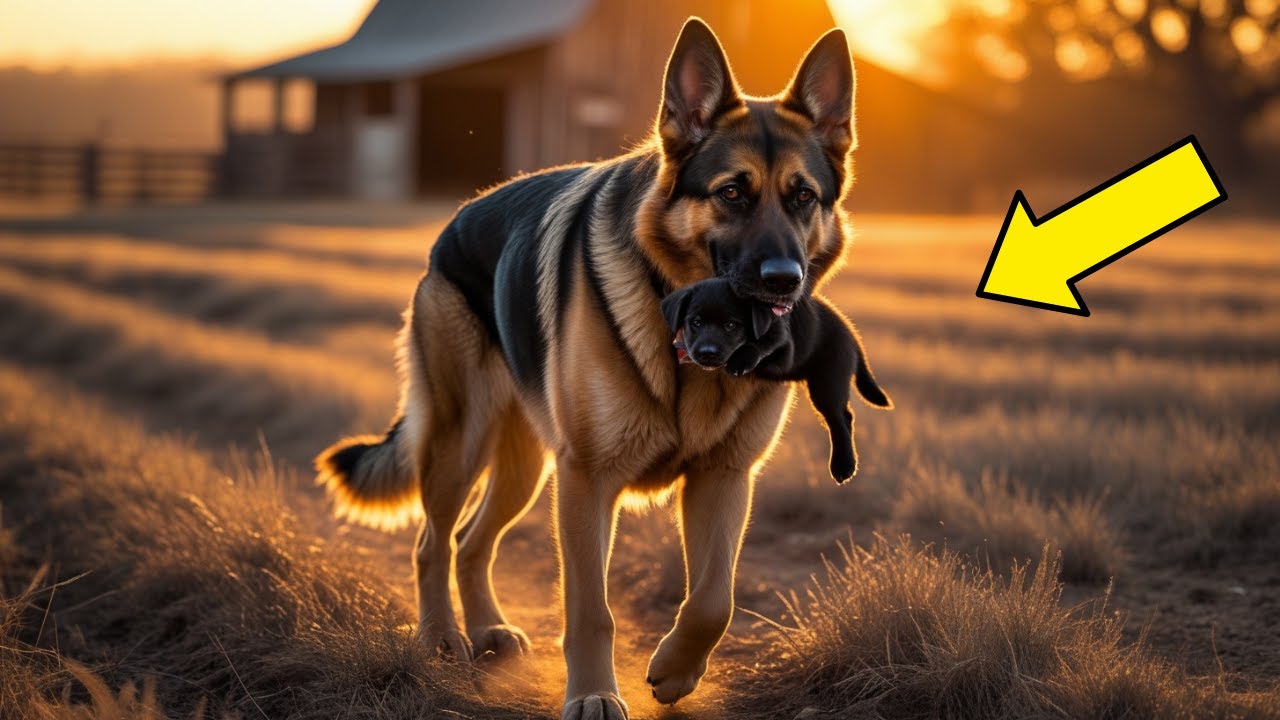 German Shepherd Mother Brings Her Dying Puppy to a Woman – Then ...