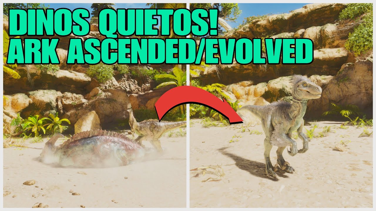 Cómo EVITAR que los DINOS ATAQUEN SOLOS | ARK ASCENDED y EVOLVED (ASA ...