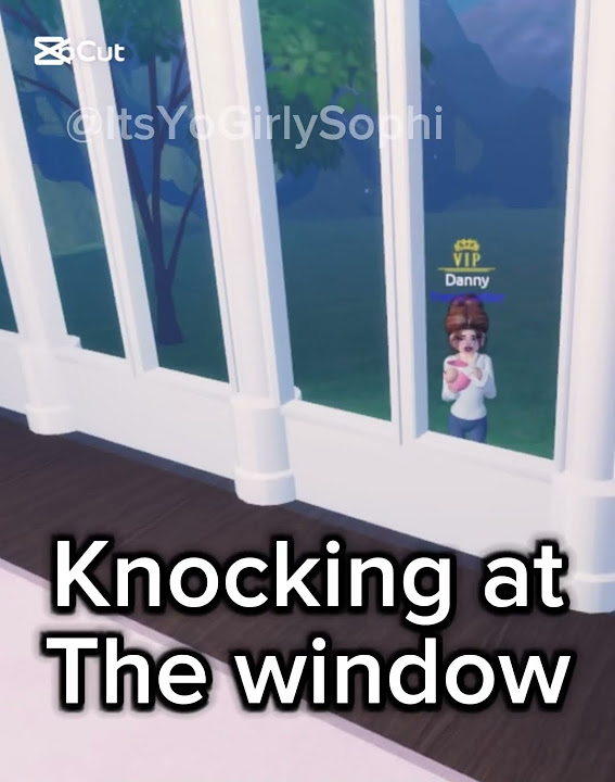 Who's that knocking at the window? #roblox#dti#dresstoimpress#trend# ...