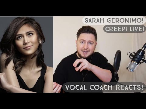Vocal Coach Reacts! Sarah Geronimo ( Sarah G)! - Creep! Live! - YouTube