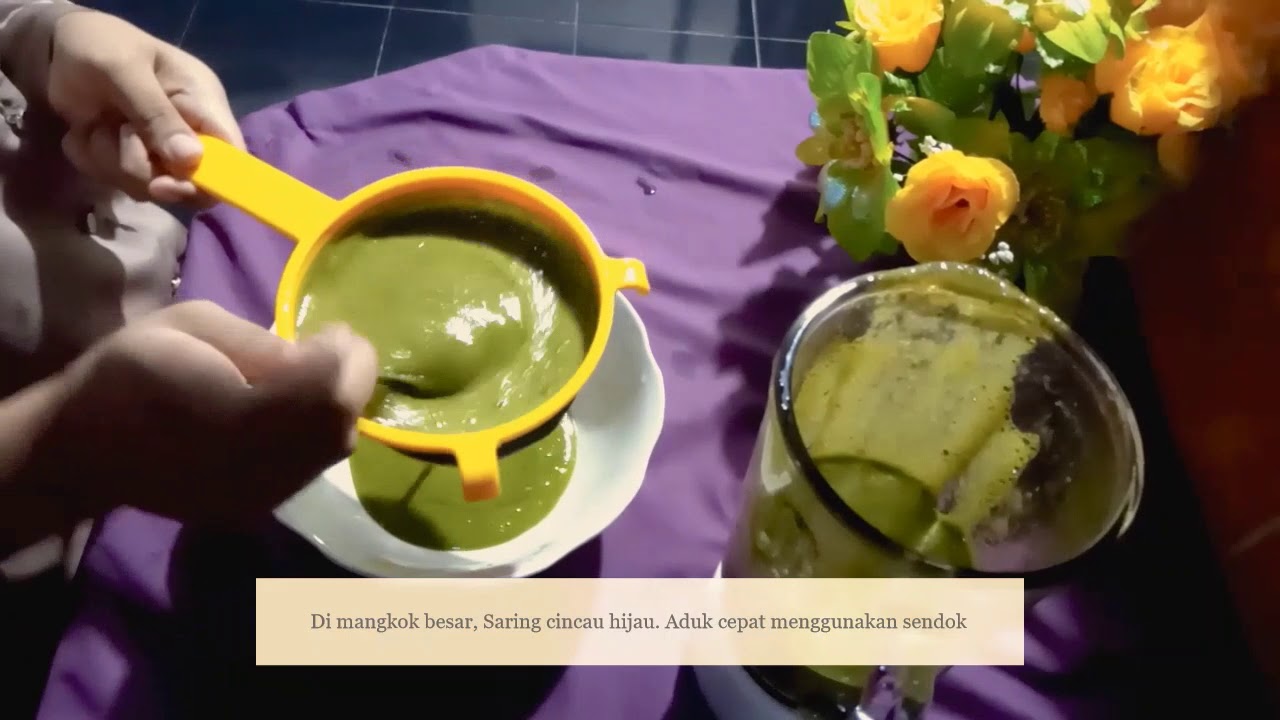 Fresh and organic cincau jelly ice recipe // Resep es cincau jelly ...