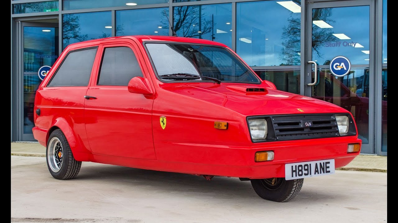 Lot 14 - 1990 Reliant Robin Ferrari tribute - YouTube