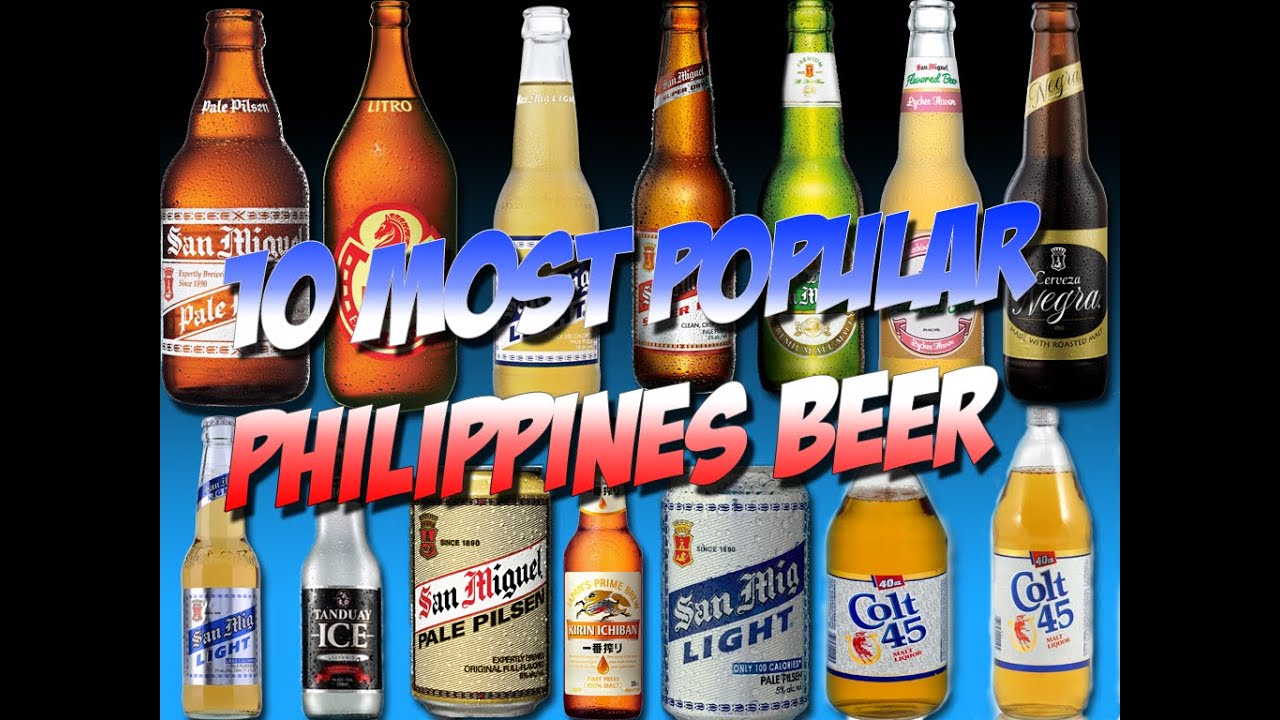 10 Most Popular Philippines Beer - YouTube