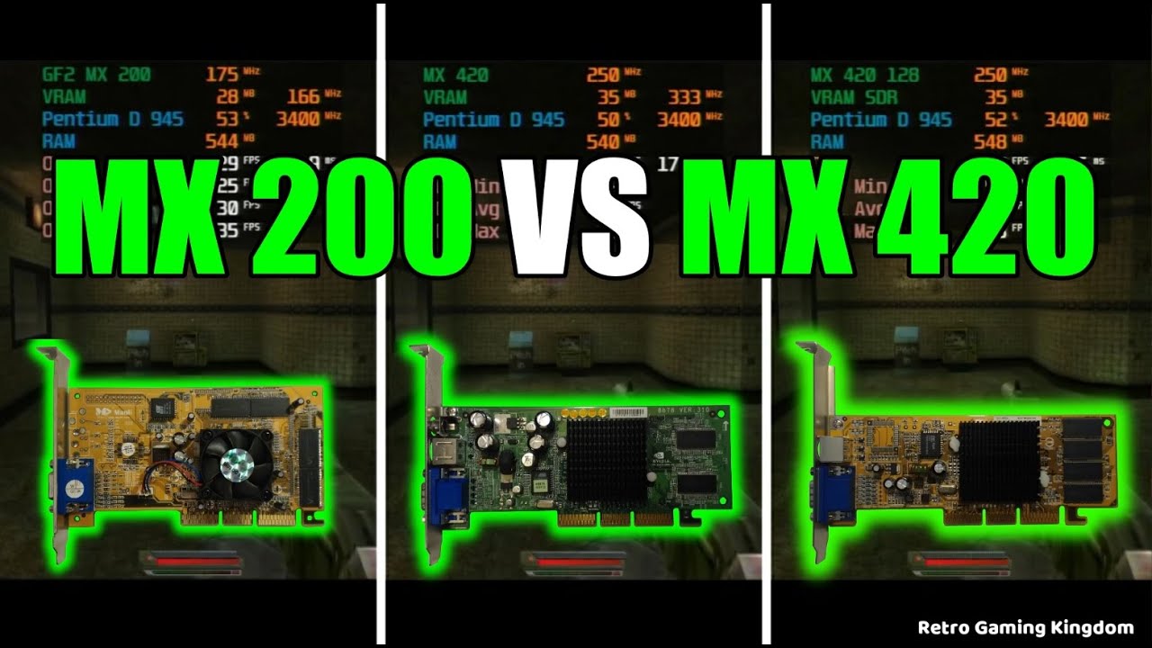 GeForce2 MX 200 vs GeForce4 MX 420 Test In 8 Games (No FPS Drop ...