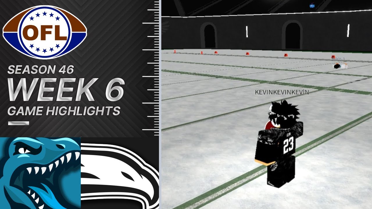 OFL S46 Week 6 | Rockford Raptors @ Korblox Snowhawks | Roblox Football ...