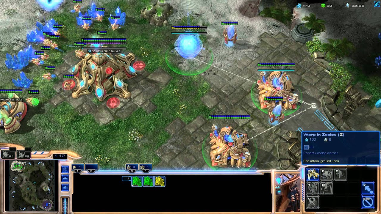 SC2 - 1v1 Ladder - Bronze - PvZ and PvP - YouTube