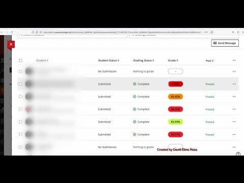 BlackBoard Ultra Grading - YouTube