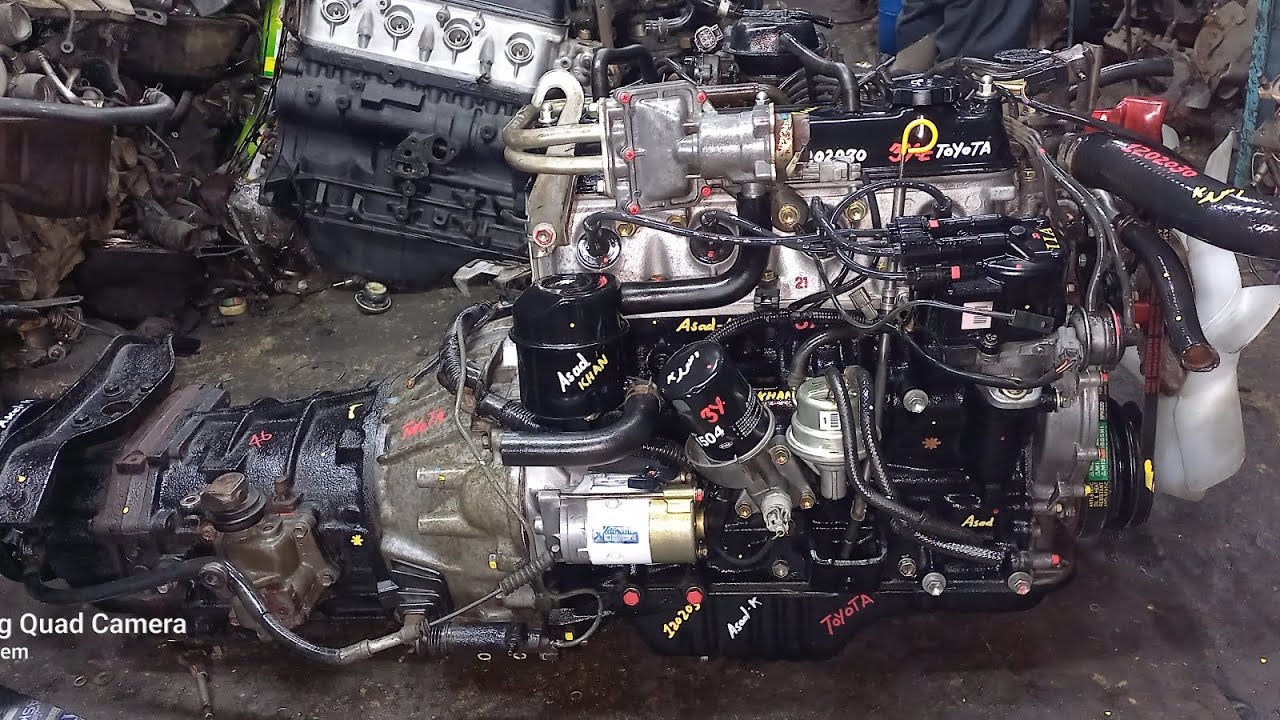 how to toyota 3Y engine gapani #how #howto #toyota #engine - YouTube