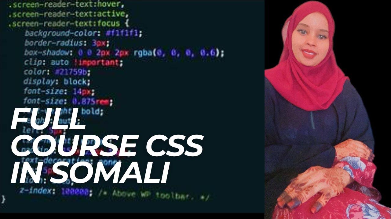 FULL COURSE CSS IN SOMALI ( FROM ZERO - TO HERO) - YouTube