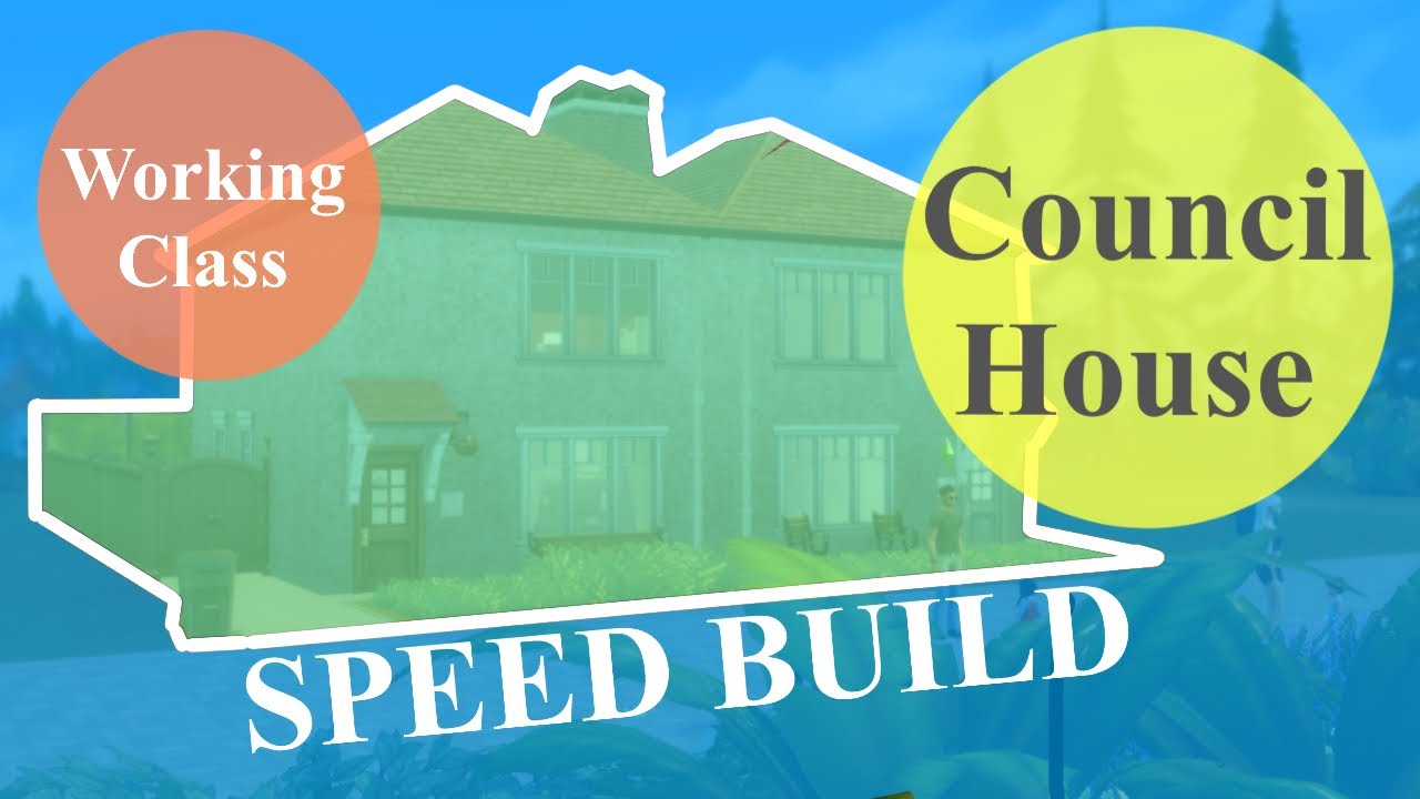 The Sims 4 | Semi-detached, British, Working Class, Council House ...