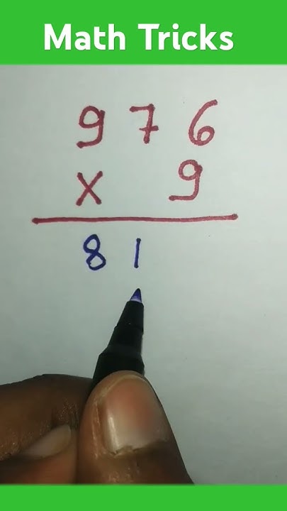 Maths Multiplication Trick #maths #shorts - YouTube