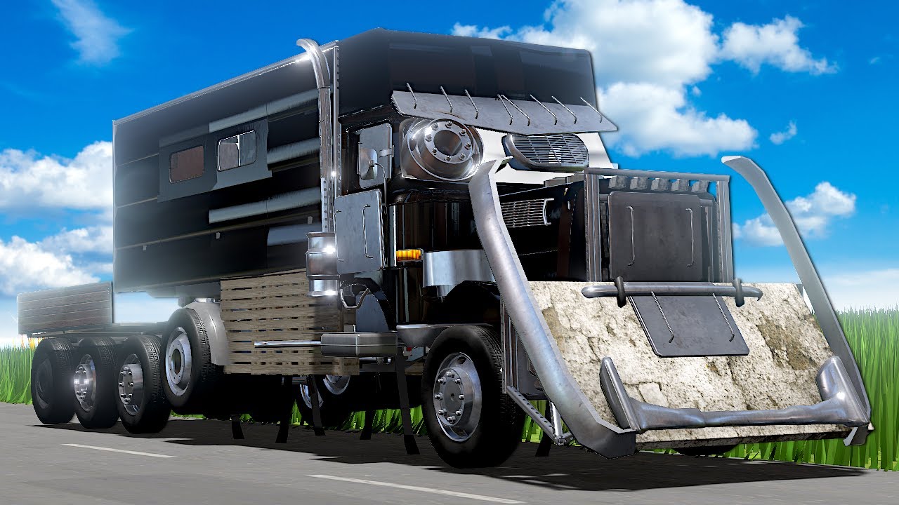 I Built an Armored SEMI TRUCK in the Long Drive! - YouTube