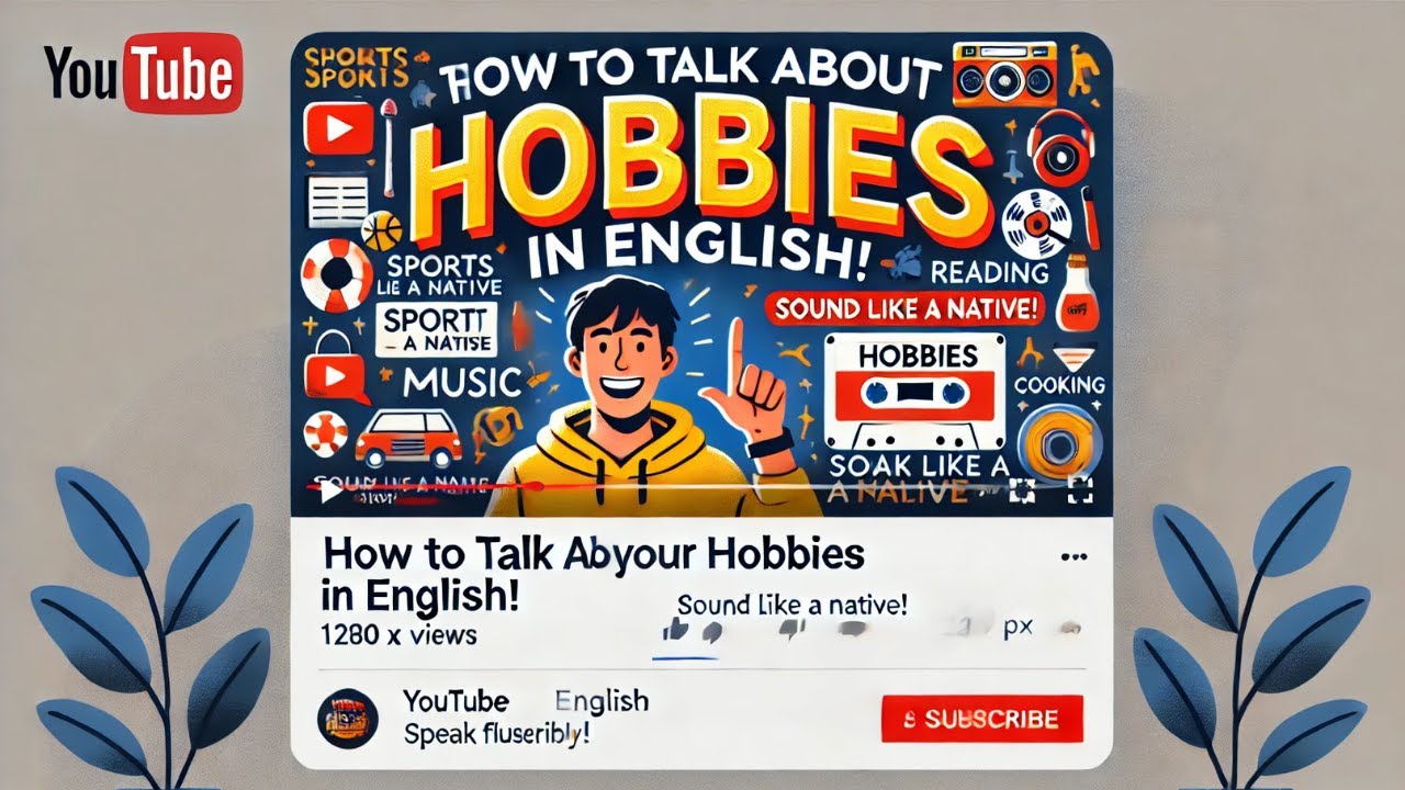 41. ️How to Talk About Your Hobbies in English - YouTube