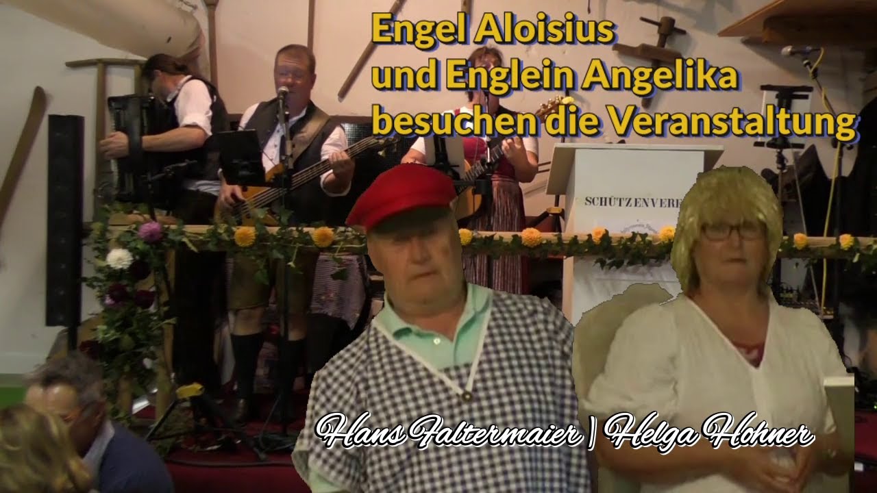 Engel Aloisius und Englein Angelika besuchen das Schützenvereins ...