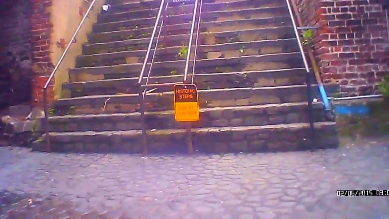 The Infamous Savannah Stone Stairs of Death - YouTube