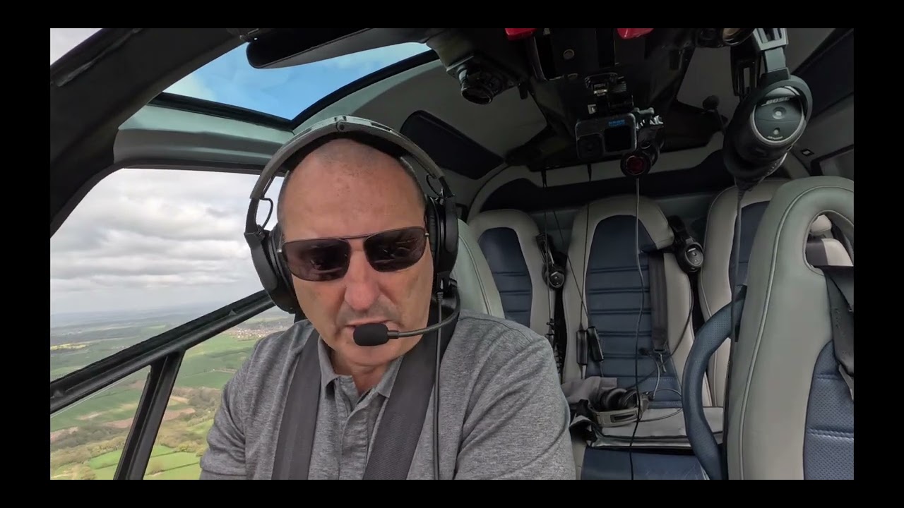 G-HVRZ takes a short trip from Manchester Heliport (EGCB) to Sleap ...