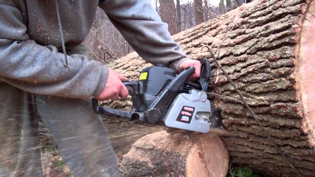 20 inch craftsman chain saw - YouTube