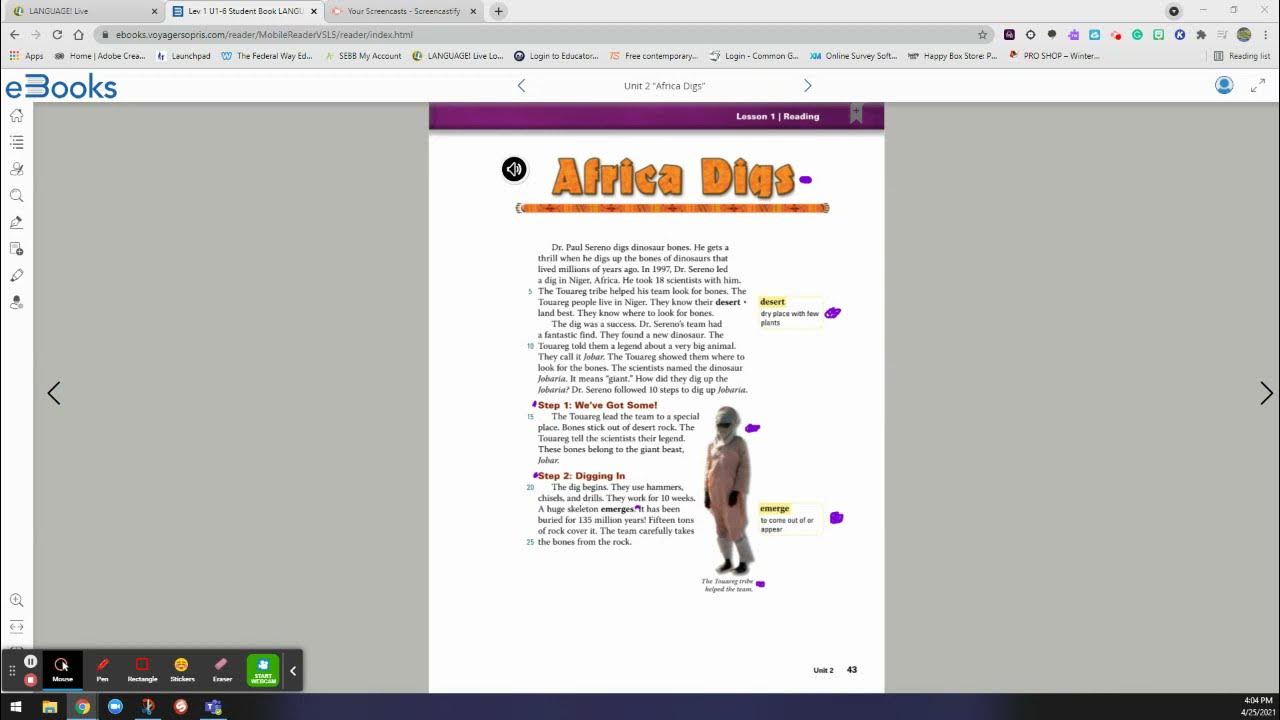 Africa Digs Read Aloud - YouTube