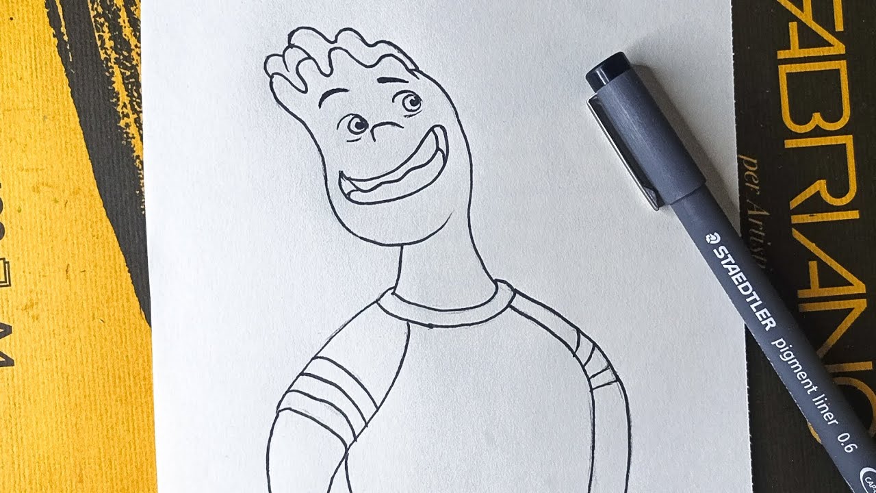 COMO DIBUJAR A WADE RIPPLE ELEMENTAL | COMO DESENHAR WADE RIPPLE DO ...