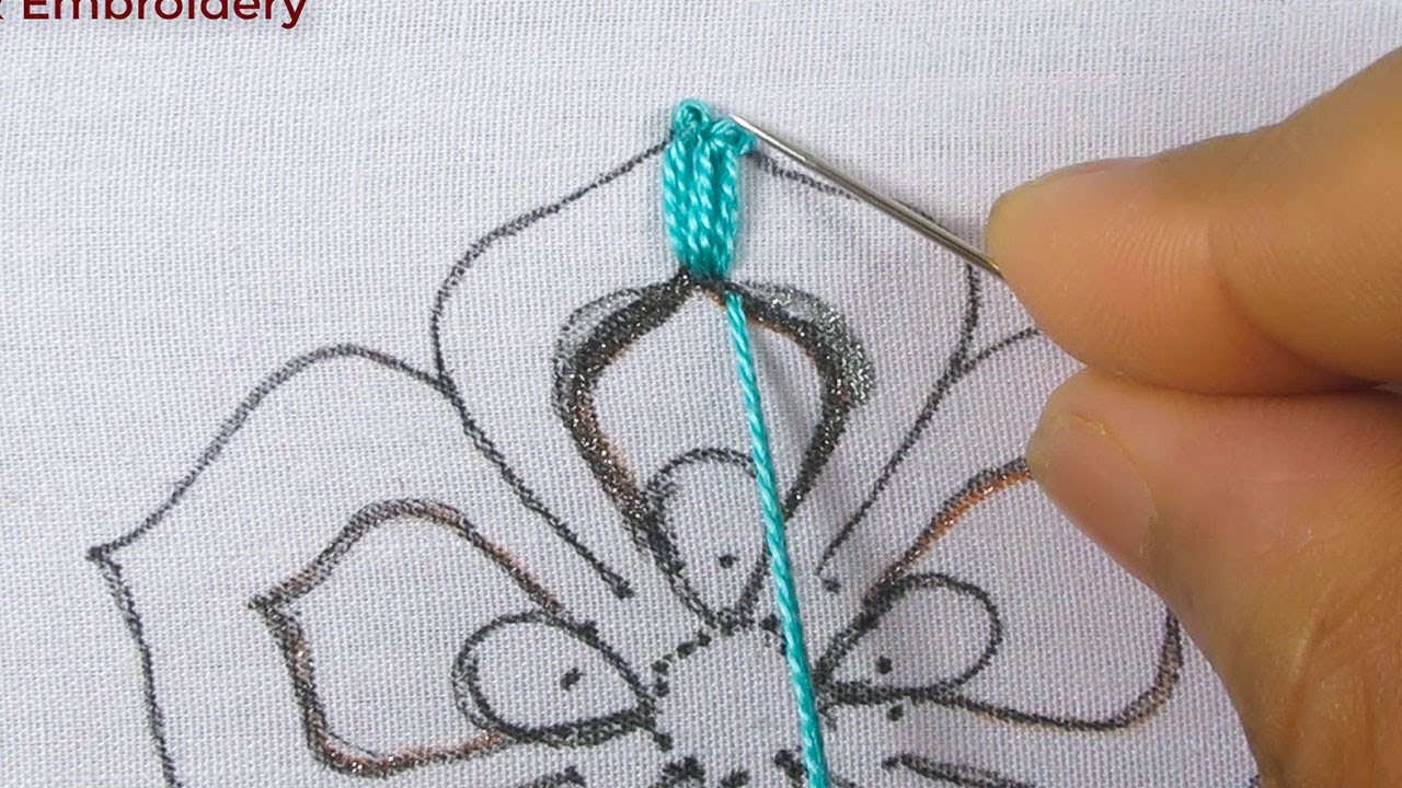 Hand Embroidery New Colorful Unique Flower Stitch With Easy Fantasy ...