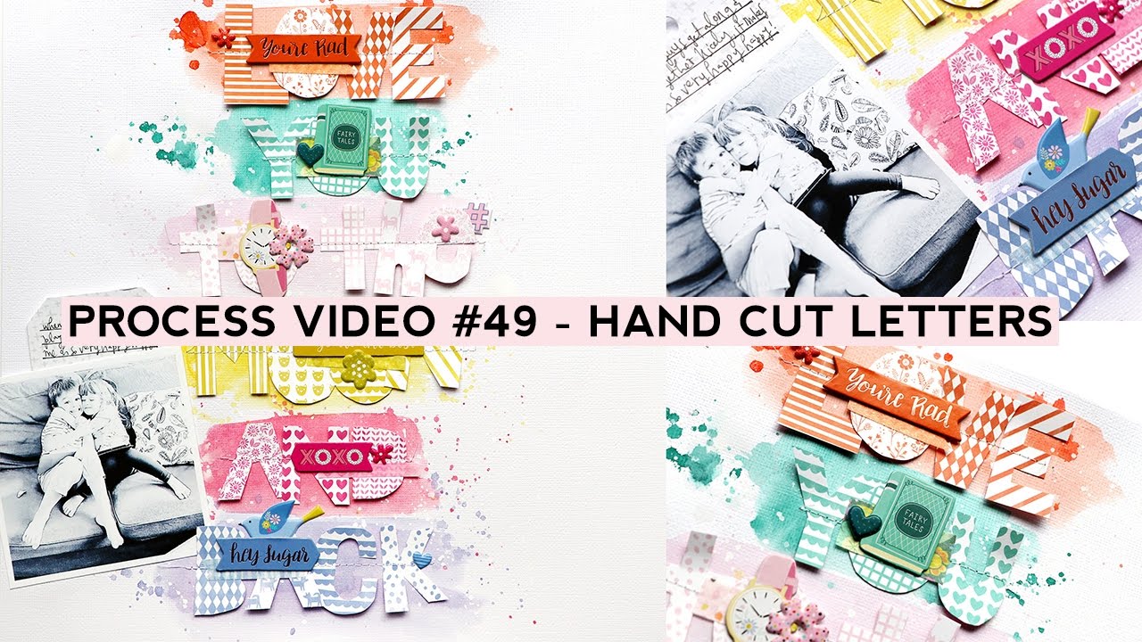 Process Video #49 - Hand Cut Letters - YouTube