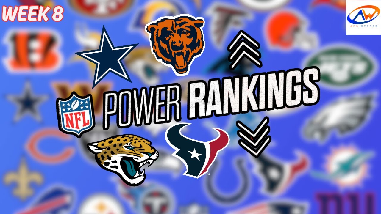Week 8 2025 NFL Power Rankings!! || Bears Hottest In The NFL?? - YouTube