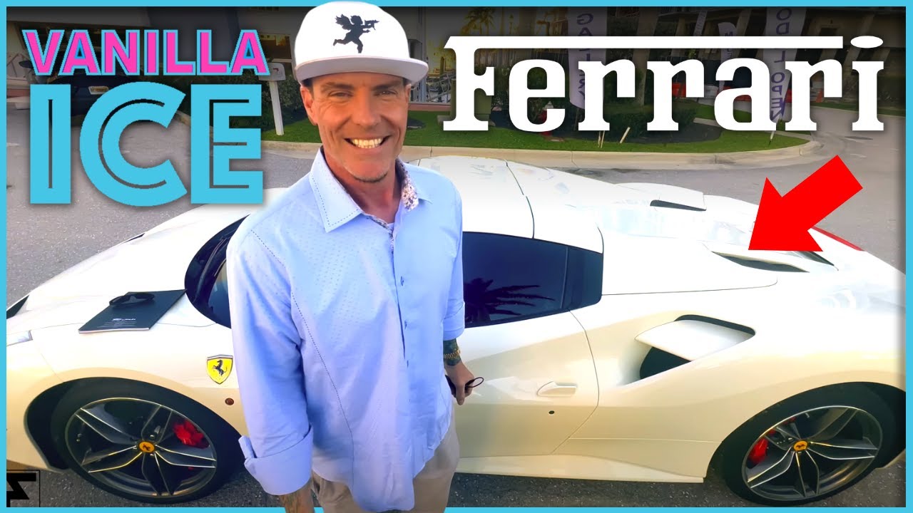 Vanilla Ice talks about his Ferrari Convertible Spider - YouTube