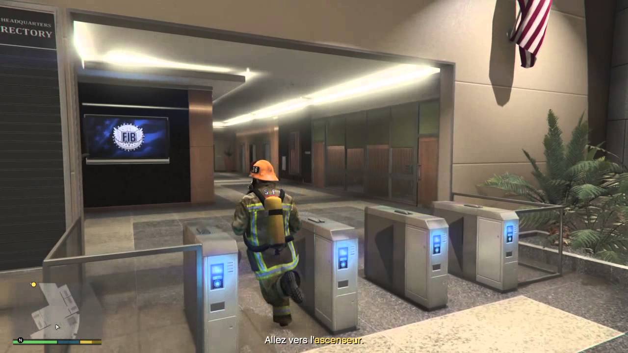 Grand Theft Auto V - Attaque du FIB (Approche A : Par le feu) - YouTube