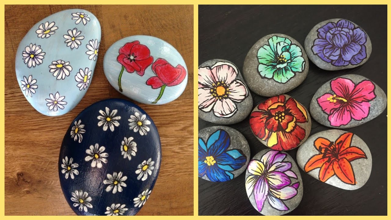 30+ Stone Painting and Pebble Art ideas / DIY Stone craft ideas / DIY ...