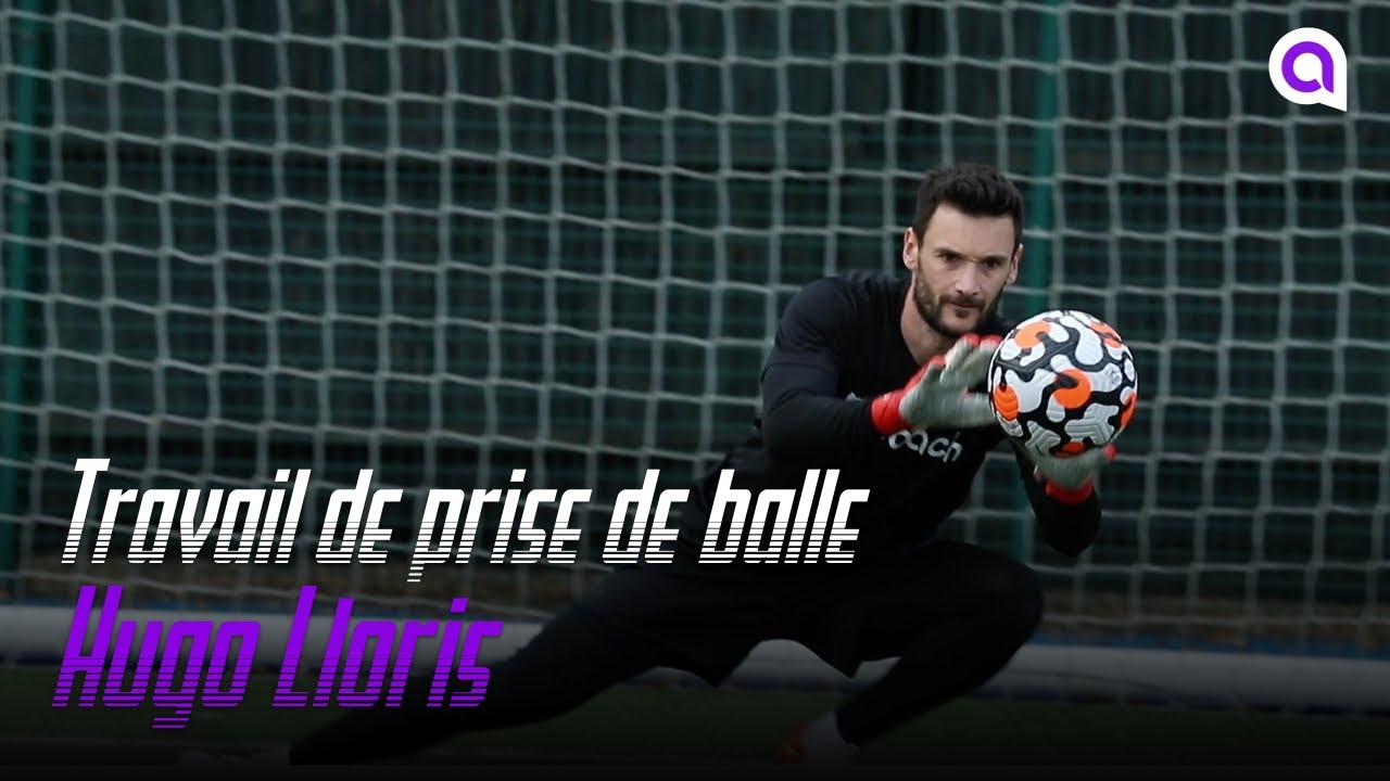Spécifique gardien - Travail de prise de balle avec Hugo LLORIS - YouTube