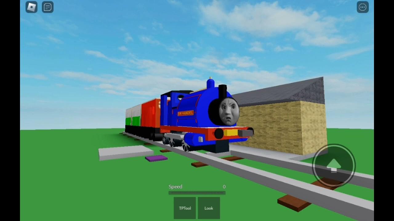 a bad day for Sir Handel crash scene Roblox clip remake - YouTube