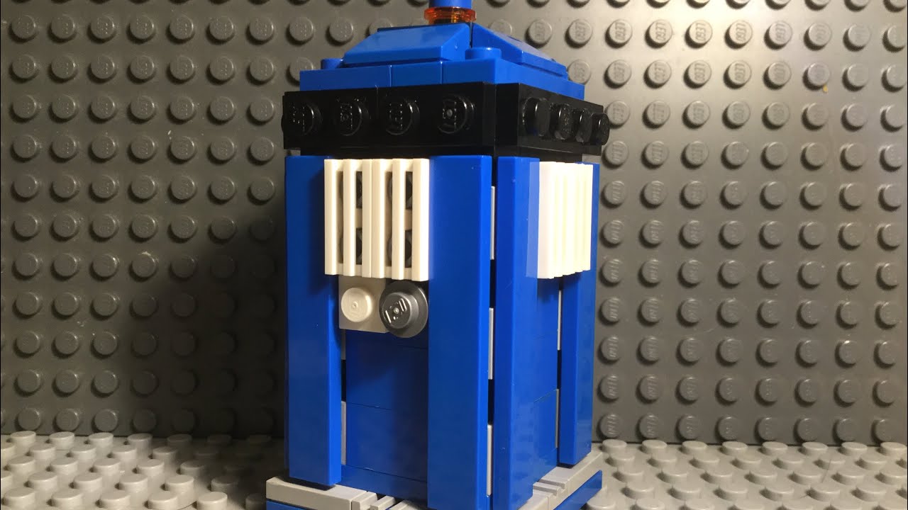 How to make a Lego Tardis (minifigure scale) - YouTube