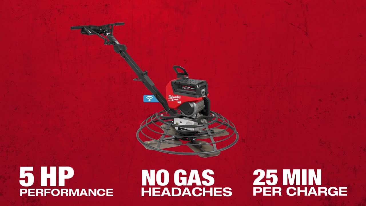 MX FUEL™ 24" and 36" Walk-Behind Edging Trowel - YouTube