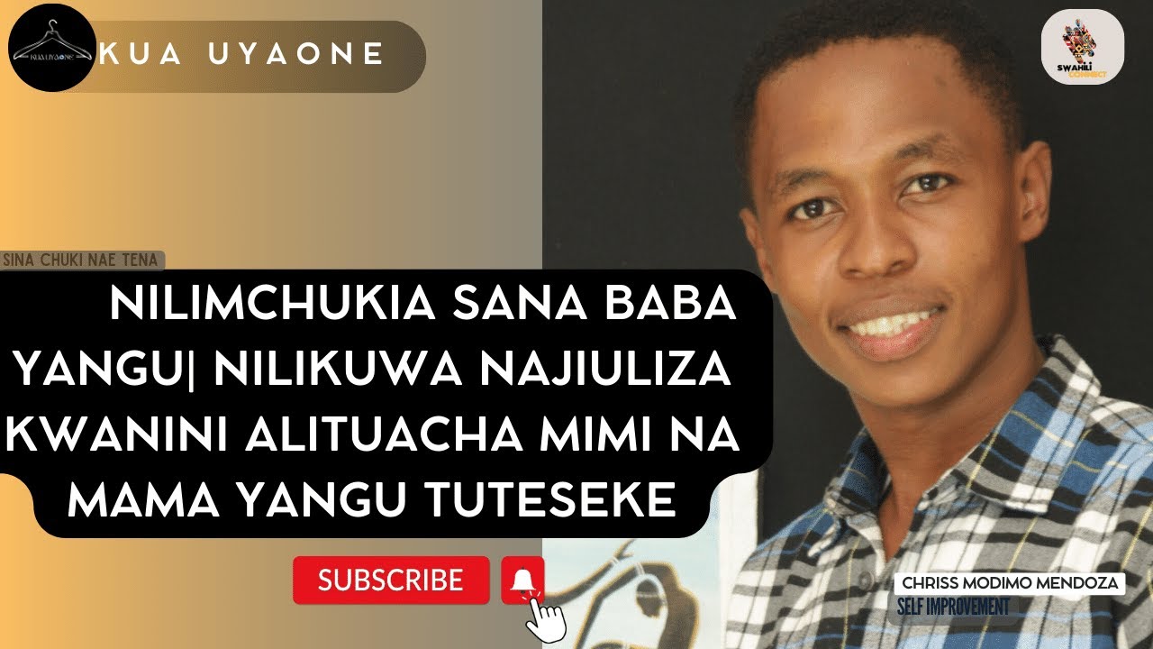 Chris Mendoza- Unataka Maisha Mazuri| Mama hakupewa heshima| Simjui baba yangu ila sina chuki ...