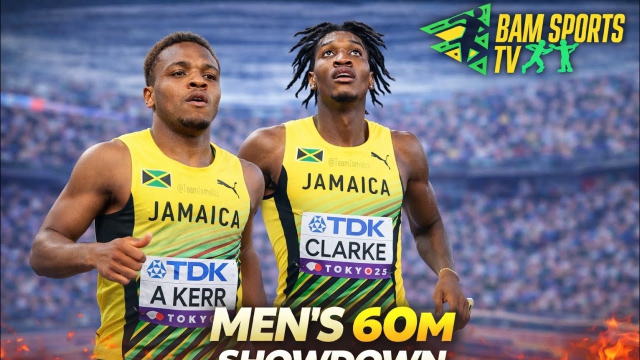 Roshawn Clarke Blazes 6.62 PB to Defeat Adrian Kerr 6.70 PB | Men’s 60m ...