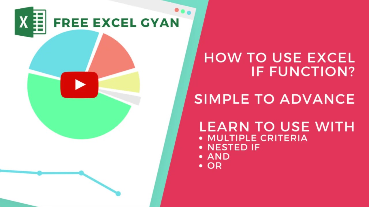 If Function In Excel Learn Nested If If Function With And And Or Function Youtube 6226