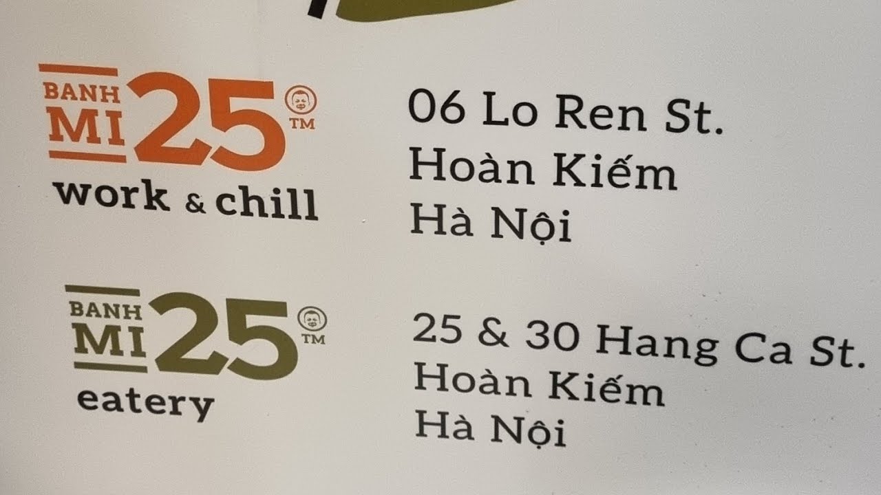 Bahn Mi 25 - Best Bahn Mi in Vietnam - Made Famous by Anthony Bordain ...