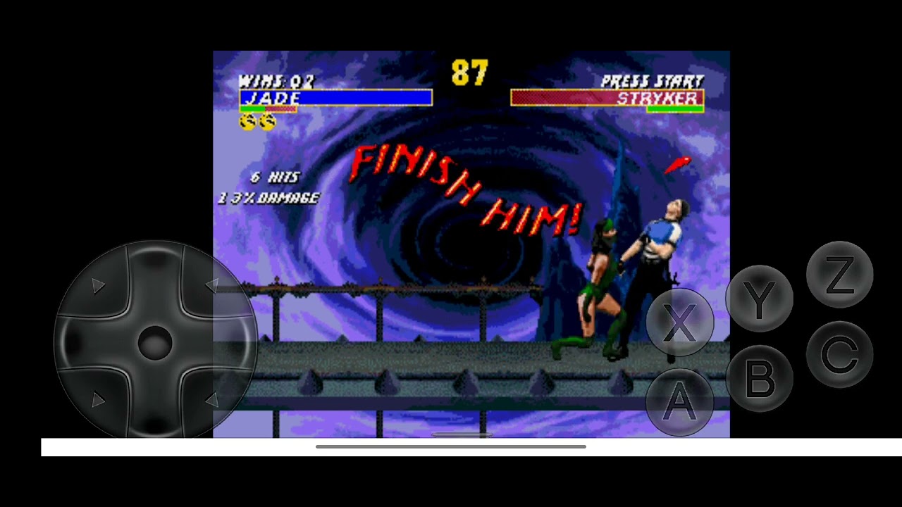 Ultimate Mortal Kombat Trilogy Jade MK2 vs Stryker Very Hard 1 Round ...