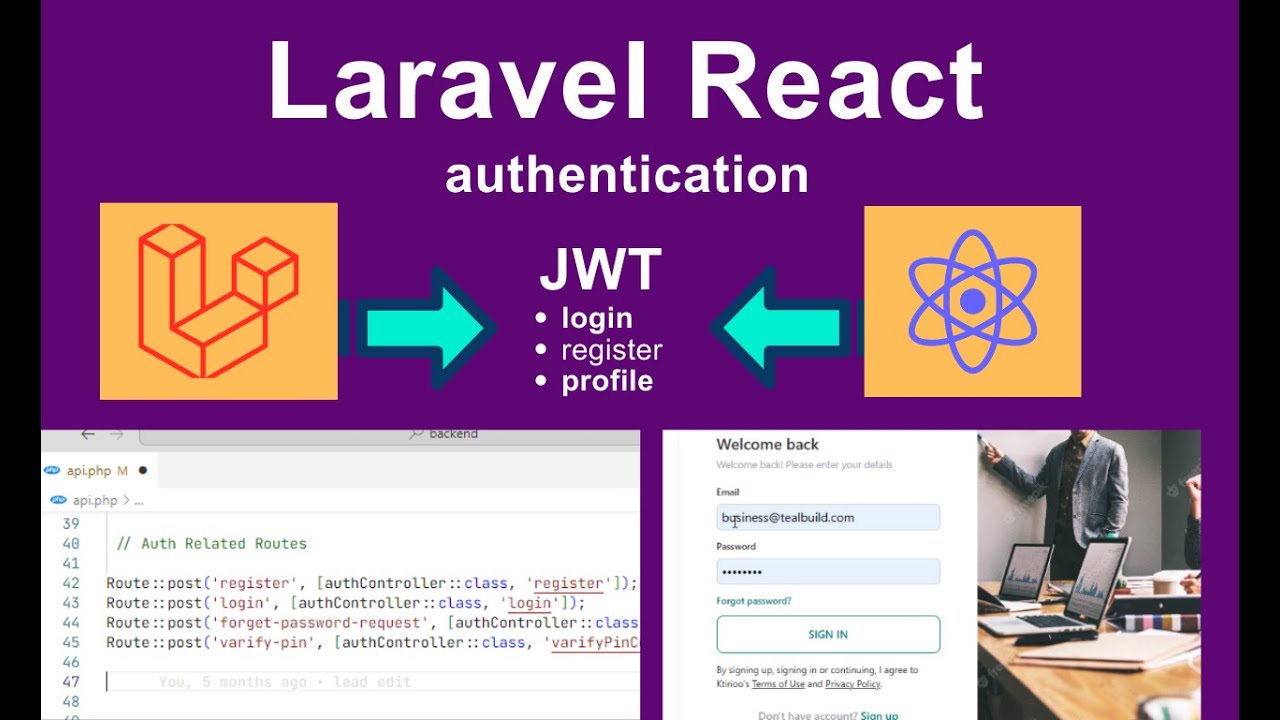 Complete Laravel and React Authentication Tutorial Bangla: Step-by-Step ... Complete Laravel and React Authentication Tutorial Bangla: Step-by-Step ...