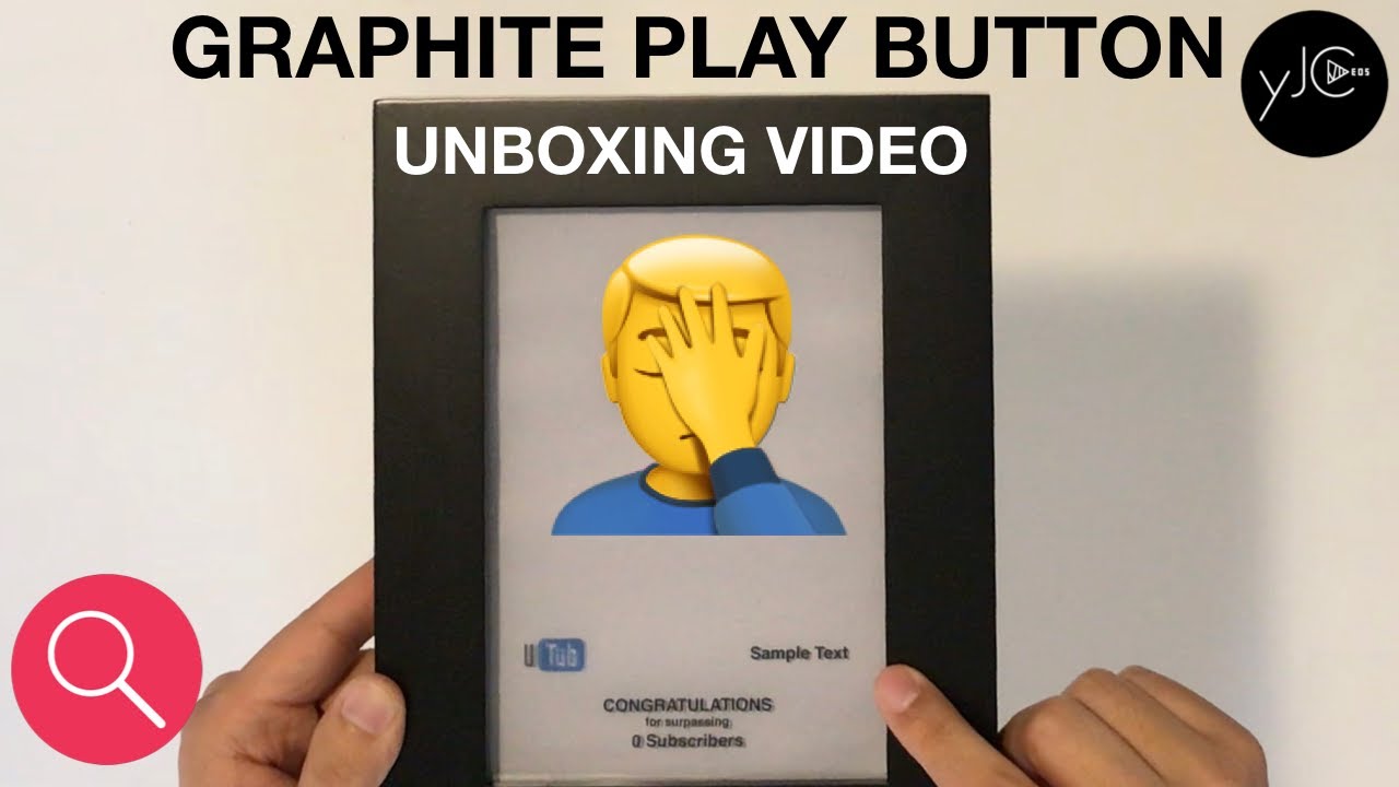 Unboxing My Graphite Play Button! - YouTube