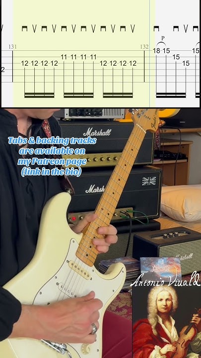 Summer - Vivaldi Tribute (Cover + TAB 🎸🔥🎻) - YouTube