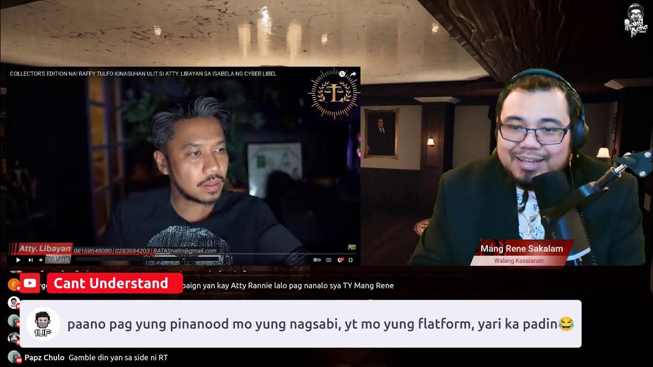 Atty Libayan Plus 1 sa CYBERLIBEL | Ex Senator Pangilinan kinasohan pati ang YOUTUBE at GOOGLE ...