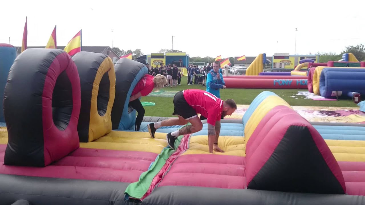 It's A Knockout - Chorley FC (Obstacle Course) - YouTube