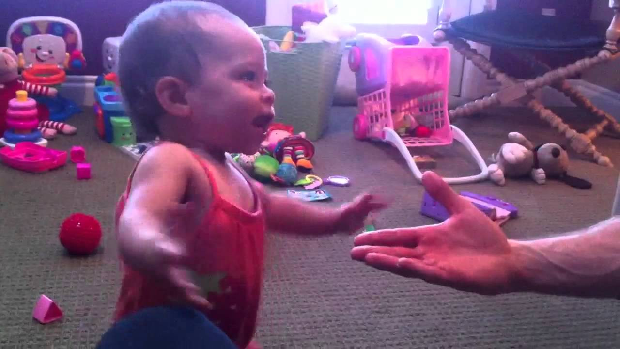 Emma Gives Daddy Five - YouTube