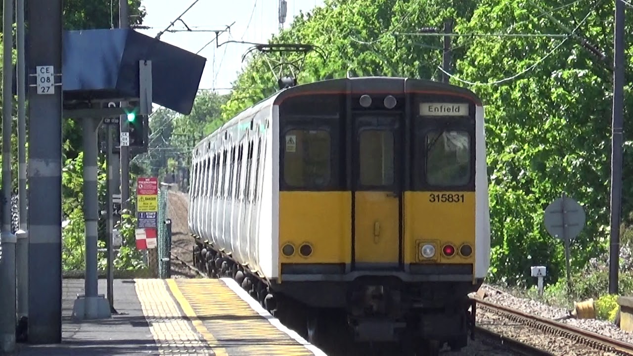 Abellio Greater Anglia 315831 departing Edmonton Green - YouTube