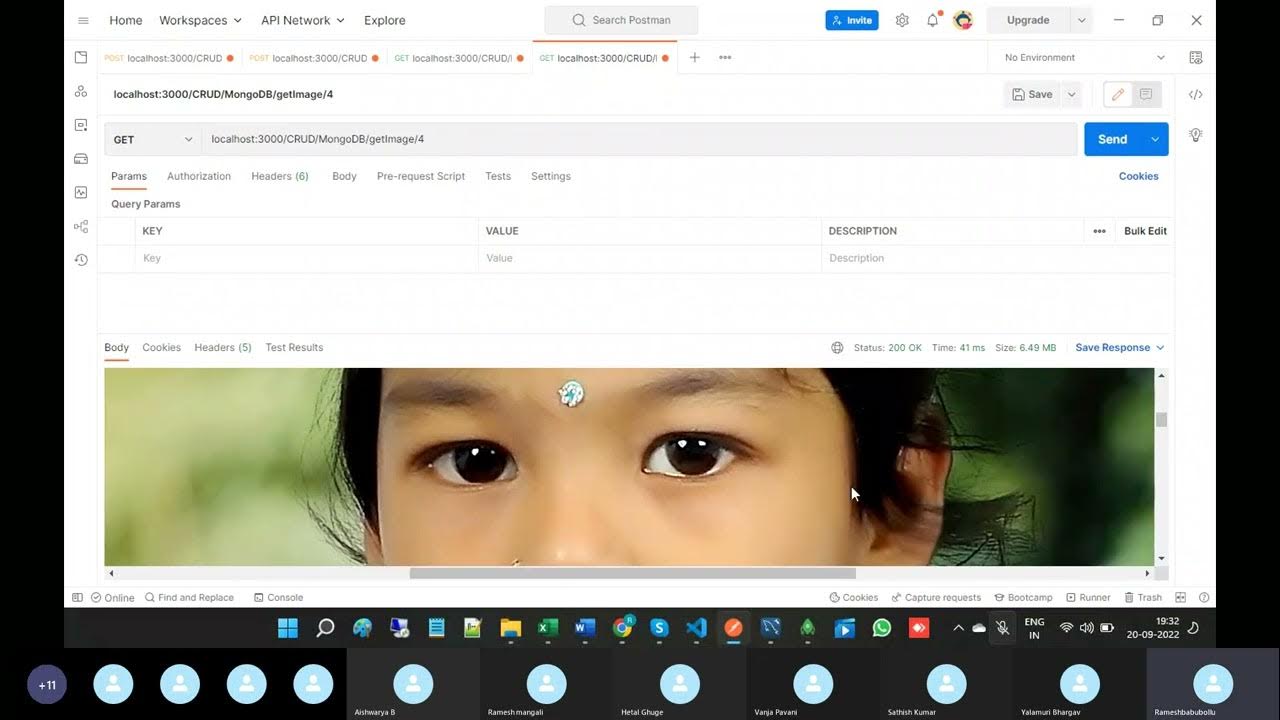 Part 75 Display image on postman or web based on image path stored in ...